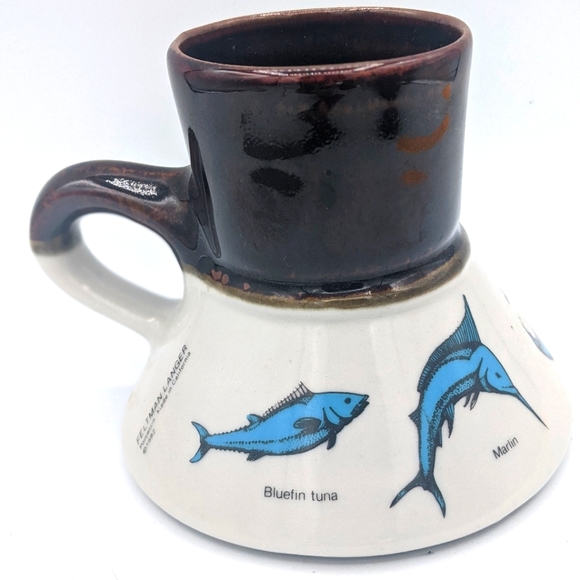 Vintage | Dining | Vintage 982 Bearly Surviving Ca Pottery Marine Life ...